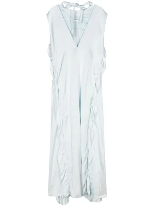 jil sander blue dress Jil Sander