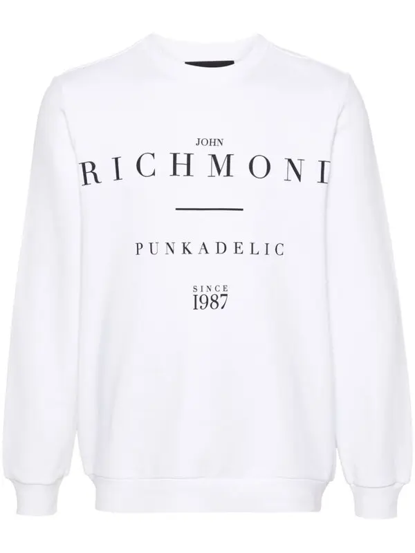 John Richmond Logo-print Sweatshirt - White