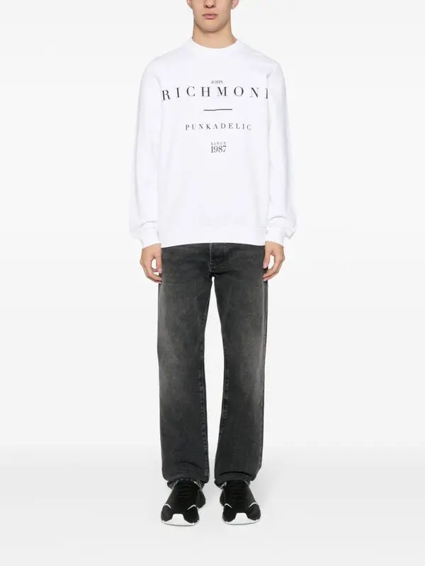 John Richmond Logo-print Sweatshirt - White