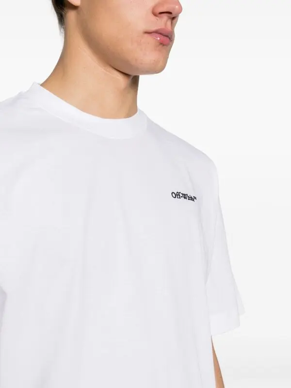 Off-White Arrows-motif Cotton T-shirt