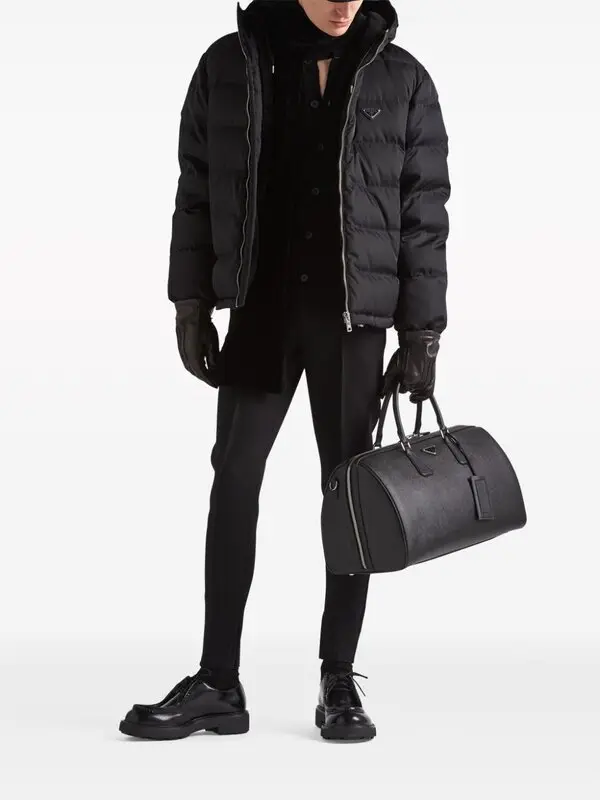 Prada Re-nylon Cropped Down Jacket