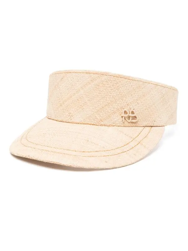 Ruslan Baginskiy Straw Visor - Neutrals