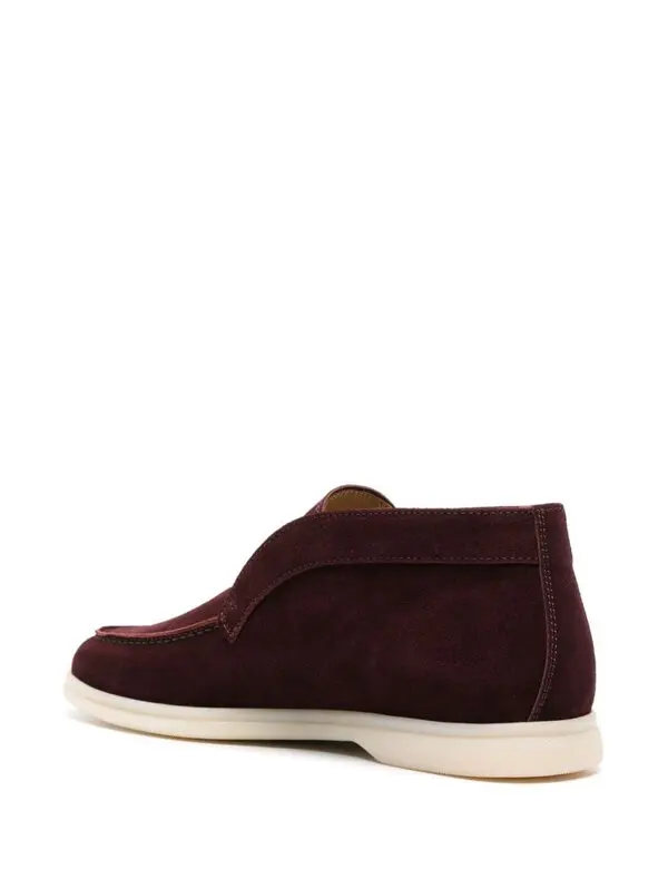 SCAROSSO Leonardo Suede Boots - Purple
