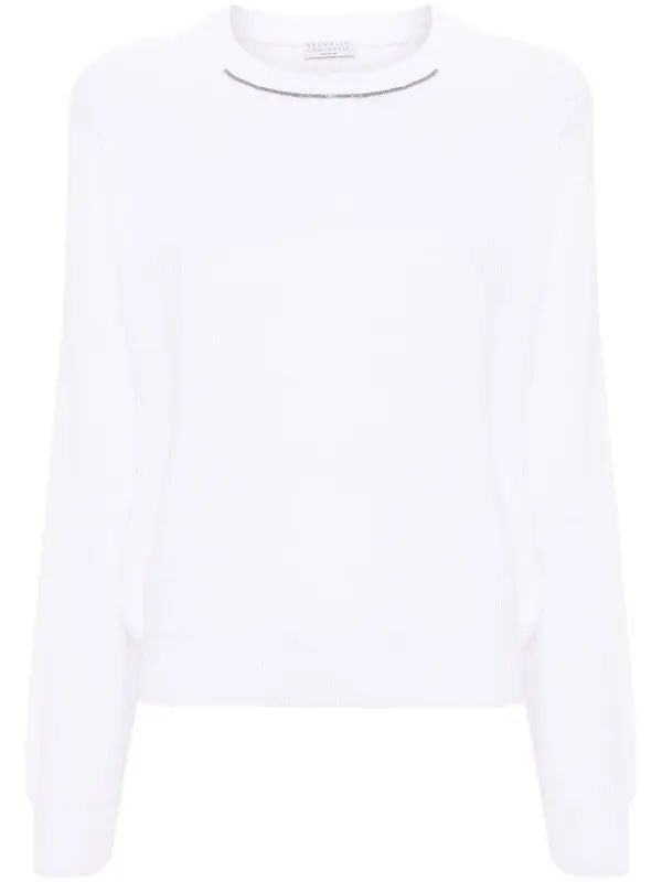 Brunello Cucinelli Monili-embellished Jumper