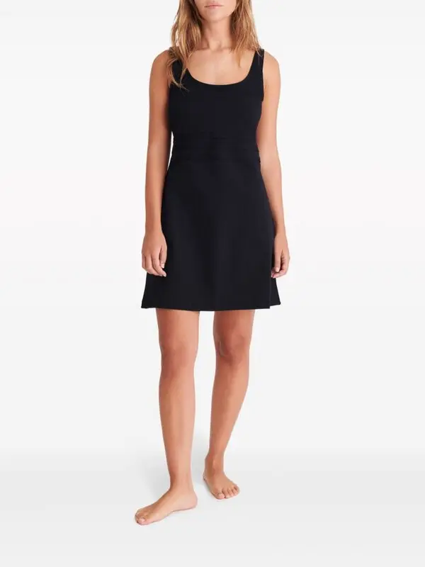 india mini dress black Elegant Black Mini Party Dress -Gilded Gota Bow main image 0