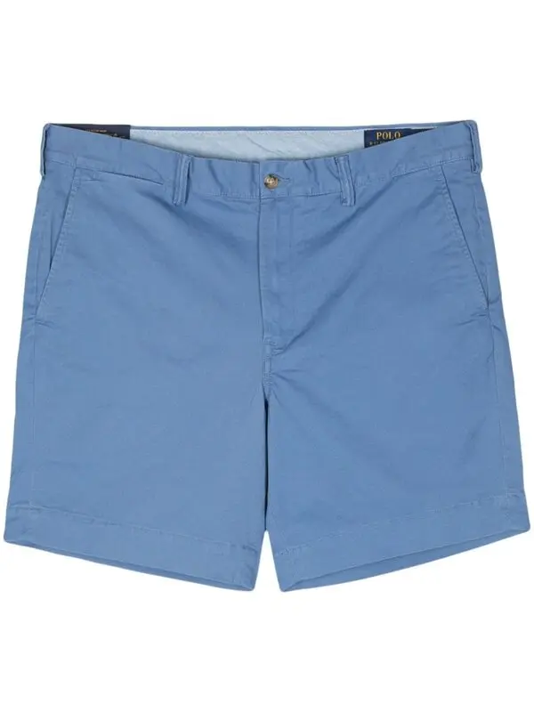Polo Ralph Lauren Logo-embroidered Chino Shorts - Blue