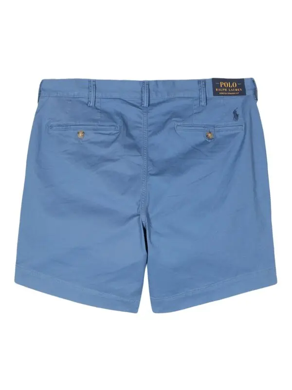 Polo Ralph Lauren Logo-embroidered Chino Shorts - Blue