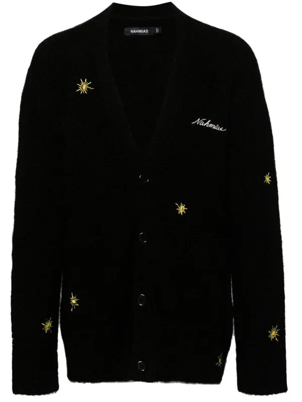 NAHMIAS Sunshine Logo-embroidered Cardigan