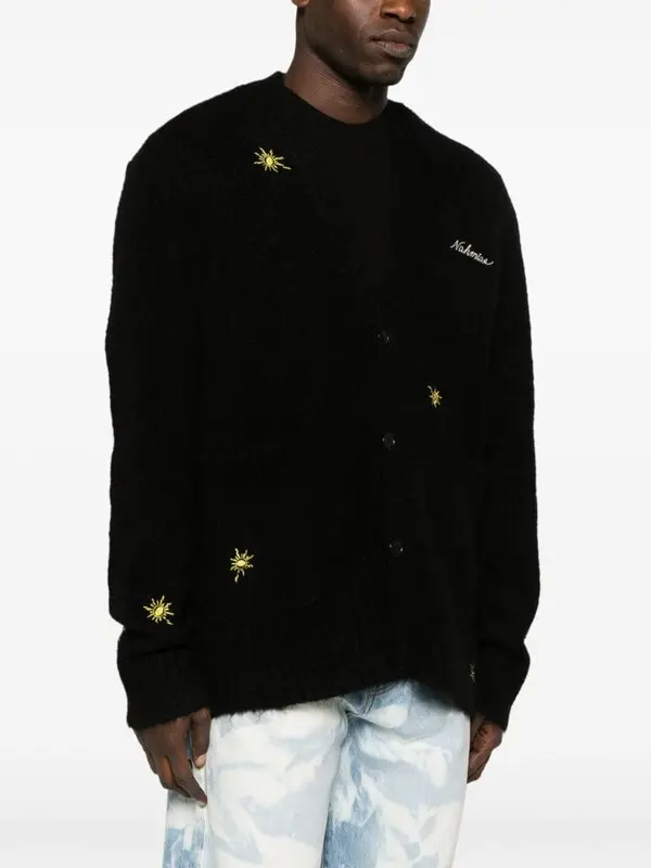 NAHMIAS Sunshine Logo-embroidered Cardigan