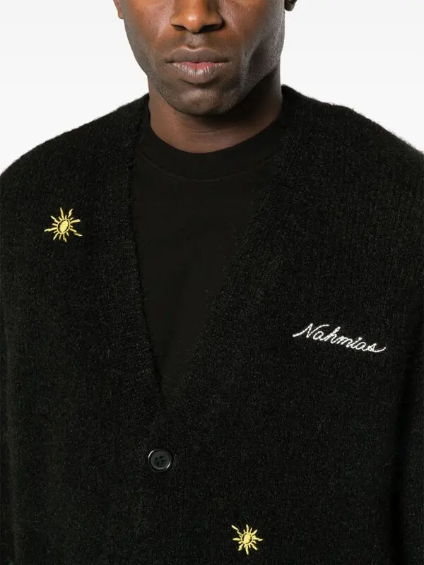 NAHMIAS Sunshine Logo-embroidered Cardigan