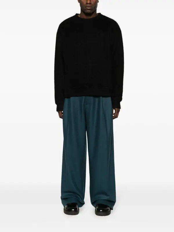 JIL SANDER Crew-neck Brushed Jumper