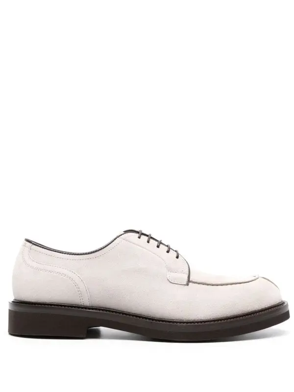 SCAROSSO Mario Suede Derby Shoes