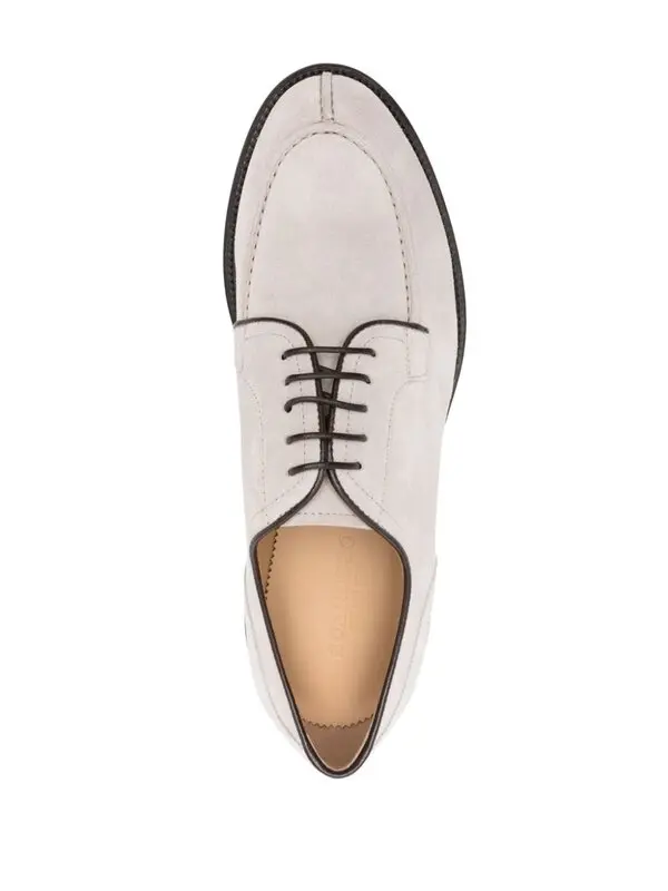 SCAROSSO Mario Suede Derby Shoes