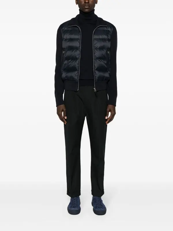 TOM FORD Quilted Padded Jacket - Blue