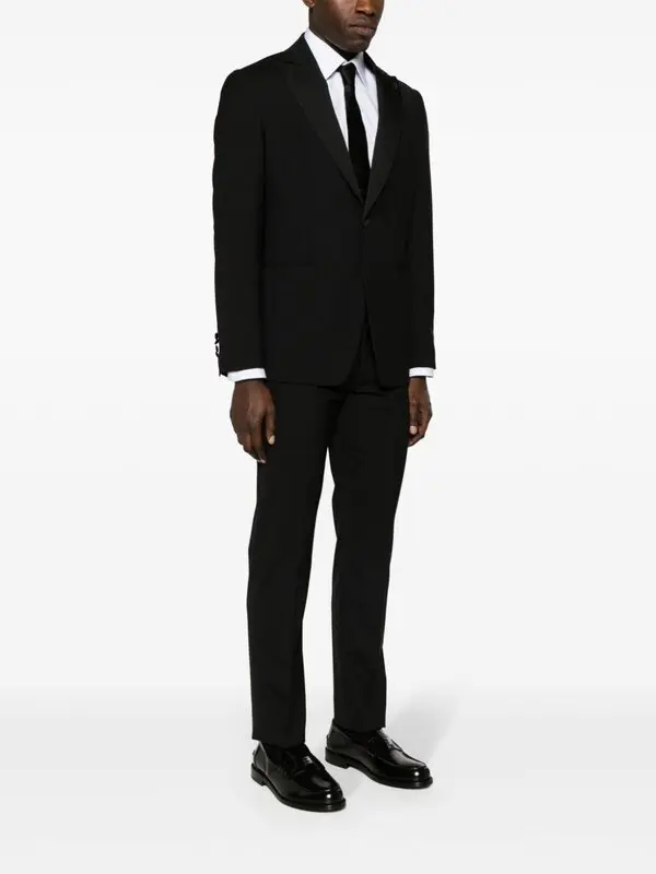 LARDINI Single-breasted Wool-blend Suit