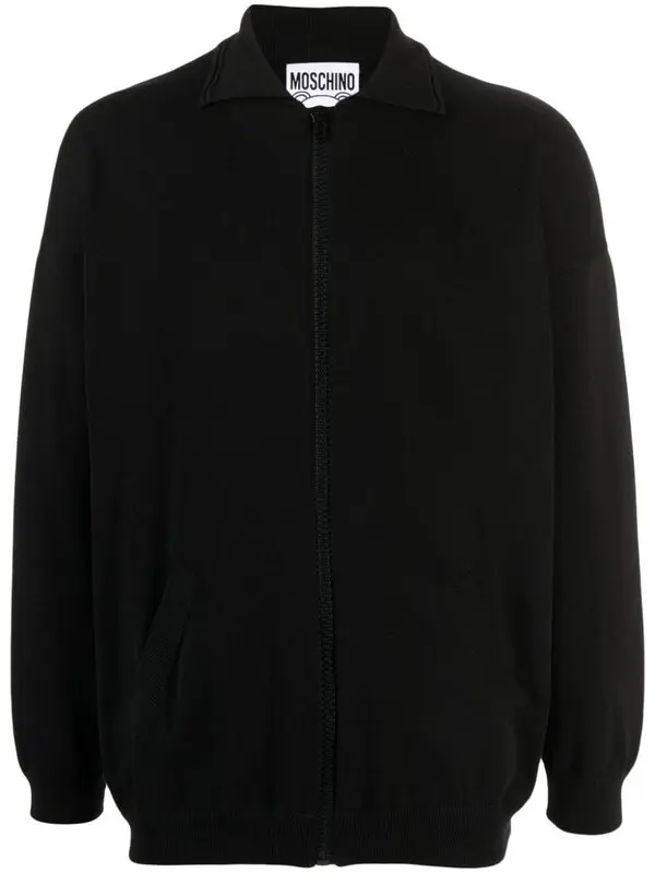 Moschino Archive Teddy Fine-knit Cardigan