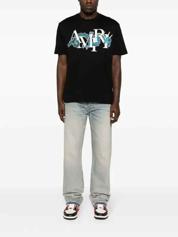 Amiri Dragon Cotton T-shirt