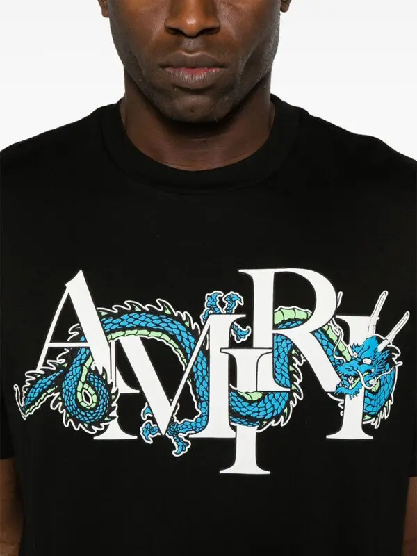 Amiri Dragon Cotton T-shirt