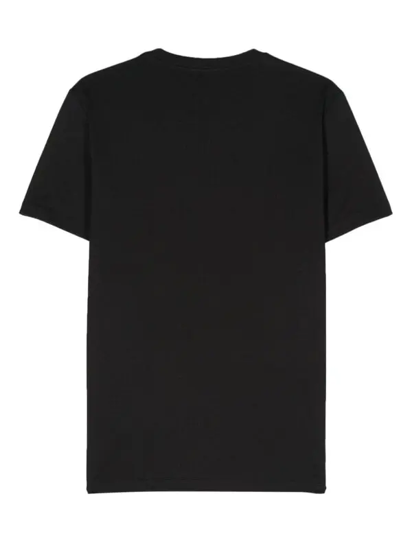 DONDUP Logo-rubberised Cotton T-shirt - Black