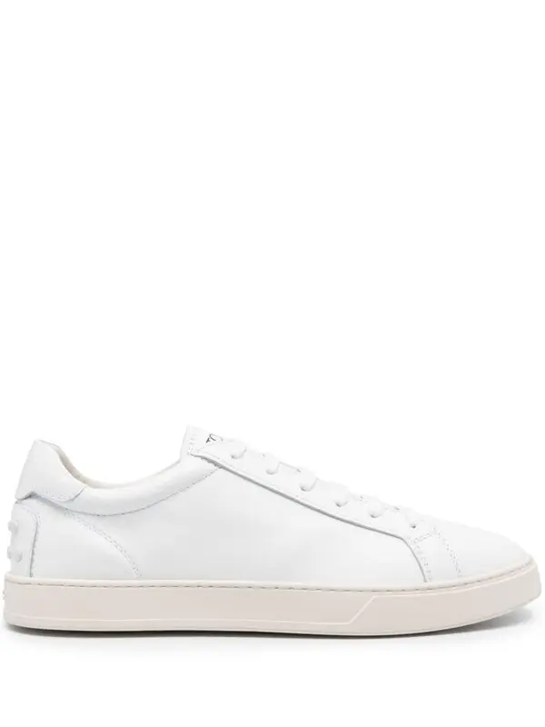 TOD'S Panelled Leather Sneakers - White