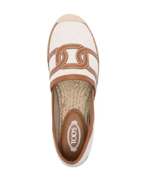 TOD'S Chain-appliqué Espadrilles