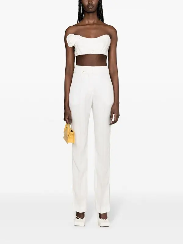Jacquemus Le Pantalon Tibau Trousers - White