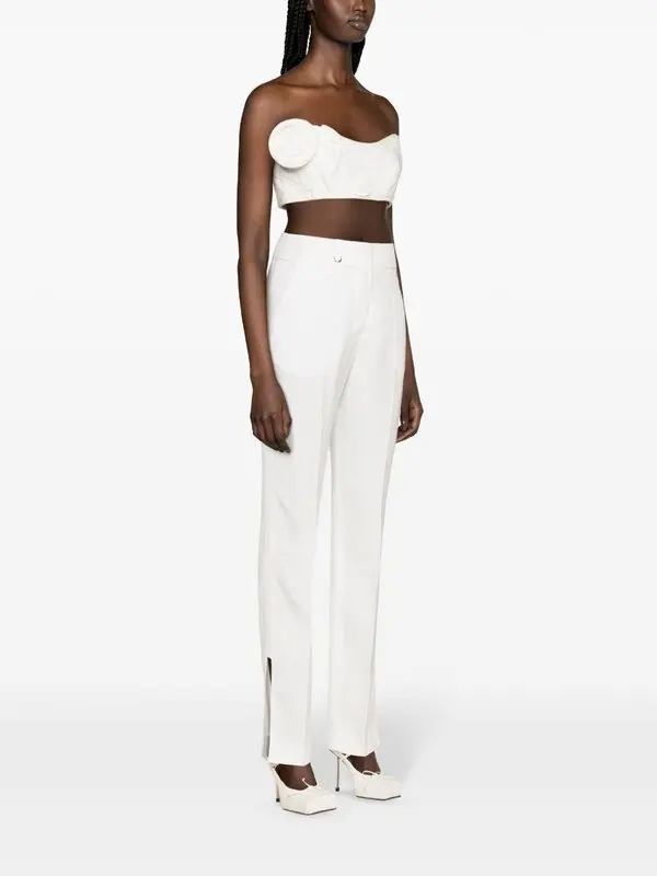 Jacquemus Le Pantalon Tibau Trousers - White