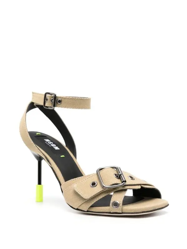 MSGM 95mm Eyelet-embellished Sandals