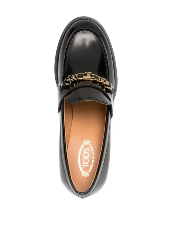 TOD'S 65mm Logo-plaque Leather Pumps