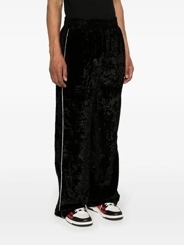 Amiri Crushed Velvet Track Pants