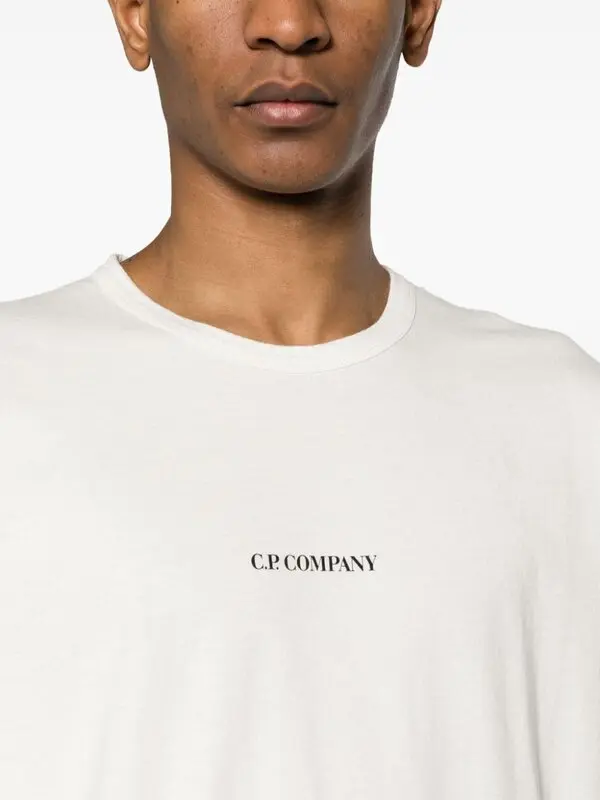 C.P. COMPANY Logo-print Cotton T-shirt