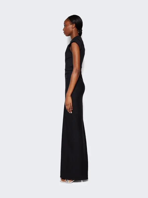 alexander wang black maxi dress Anais With Leg Slash in Black by Lucy Laurita