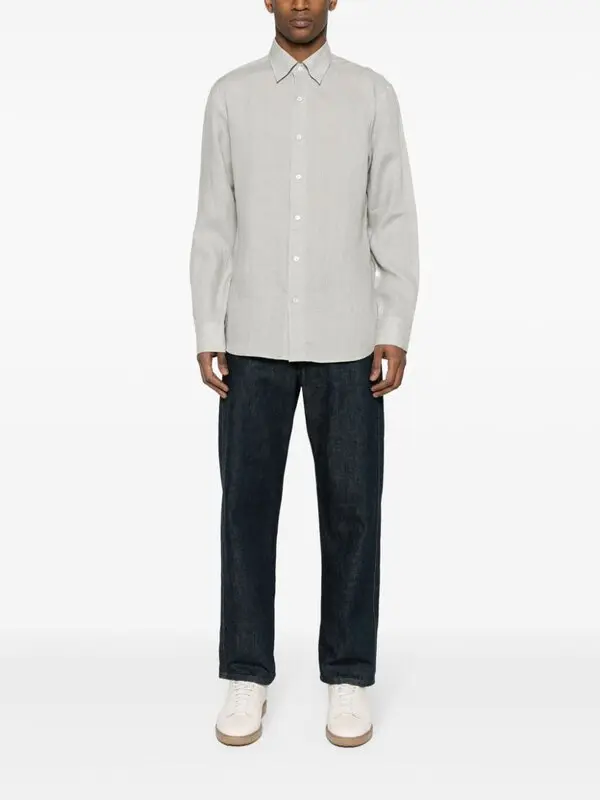Brioni Chambray Linen Shirt