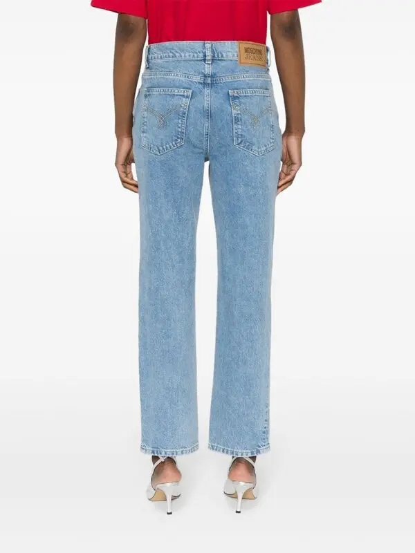 Moschino Mid-rise Straight-leg Jeans