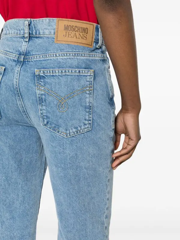 Moschino Mid-rise Straight-leg Jeans
