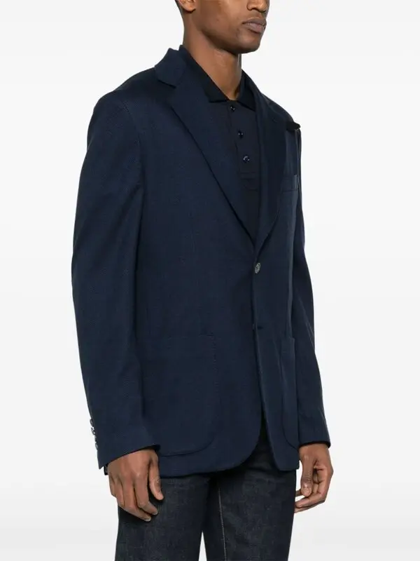 Brioni Silk-blend Knitted Blazer