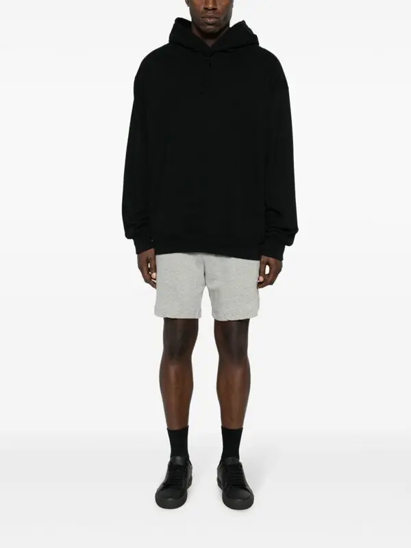JAMES PERSE Mélange-effect Cotton Shorts