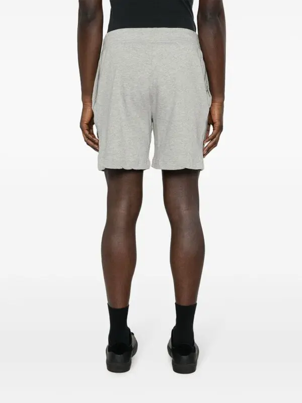 JAMES PERSE Mélange-effect Cotton Shorts