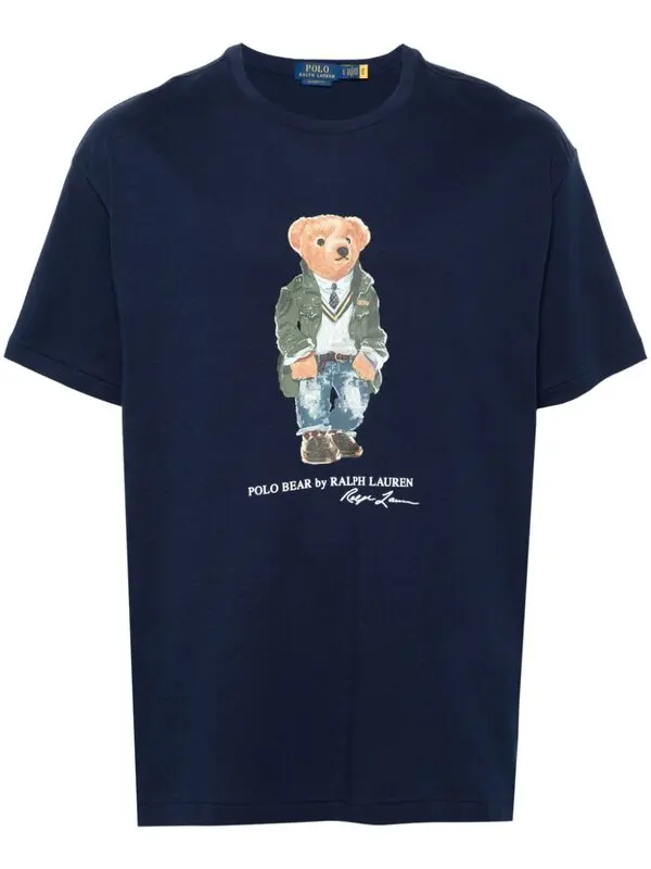 Polo Ralph Lauren Polo Bear Cotton T-shirt - Blue