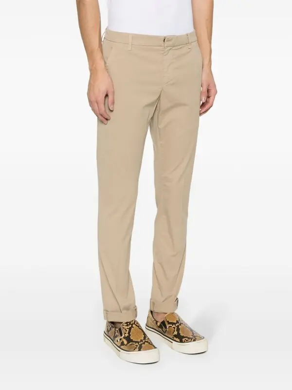 DONDUP Slim-fit Chino Trousers - Neutrals