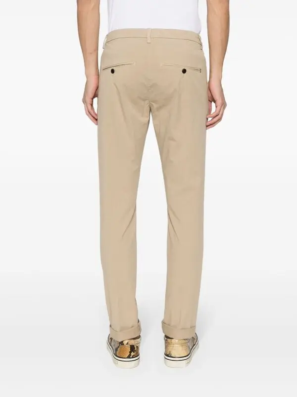 DONDUP Slim-fit Chino Trousers - Neutrals