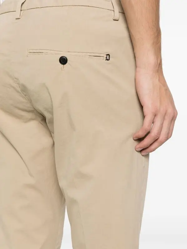 DONDUP Slim-fit Chino Trousers - Neutrals