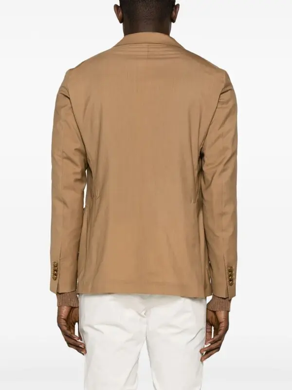 Tagliatore Brooch-detail Single-breasted Blazer - Neutrals