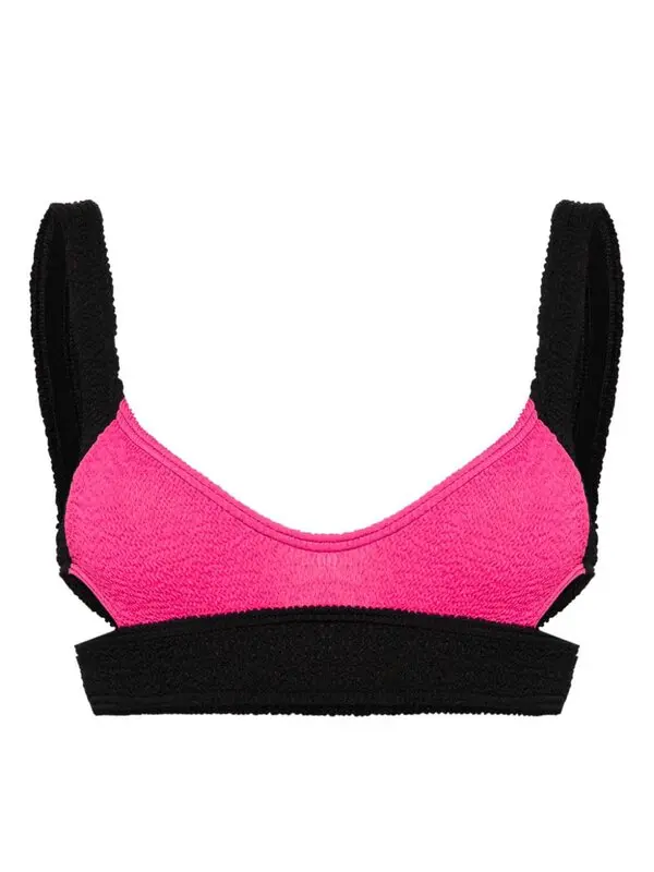 Bond Eye Splice Nino Colour-block Bikini Top - Pink
