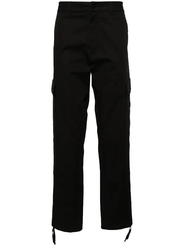 Moncler Straight-leg Cargo Trousers - Black