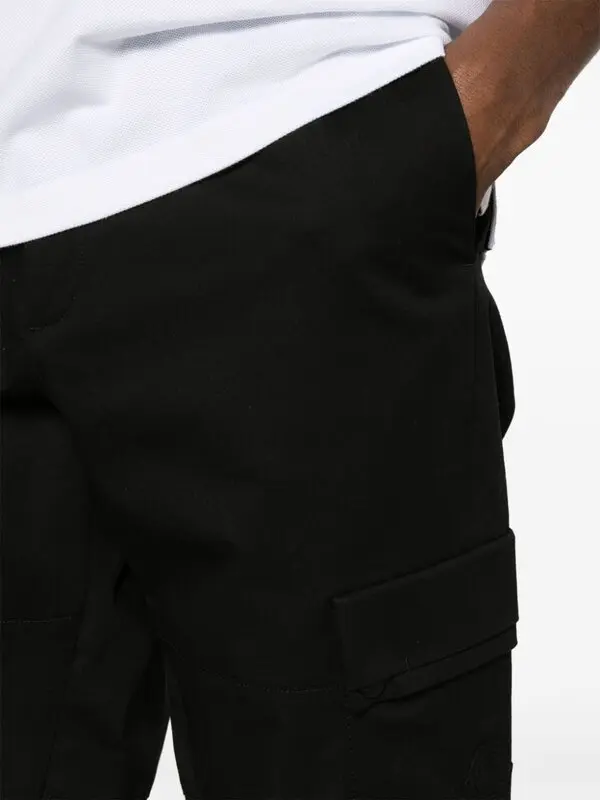 Moncler Straight-leg Cargo Trousers - Black