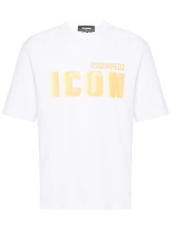 Dsquared2 Icon-print Cotton T-shirt - White