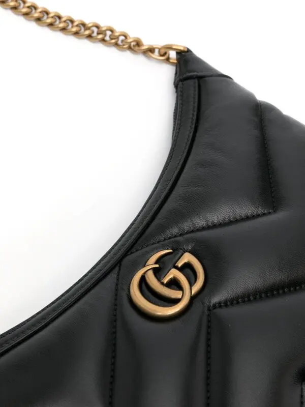 Gucci Small Marmont Shoulder Bag - Black