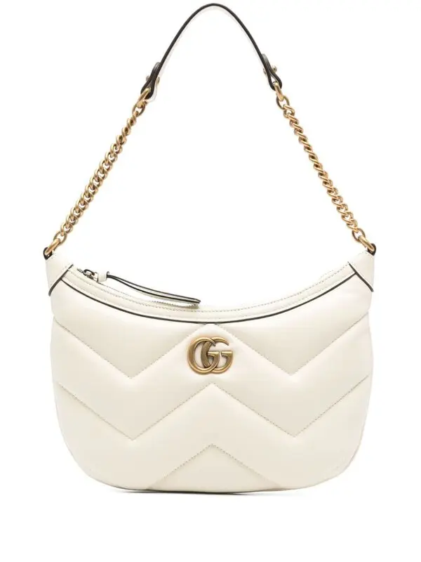 Gucci Gg Marmont Shoulder Bag - White