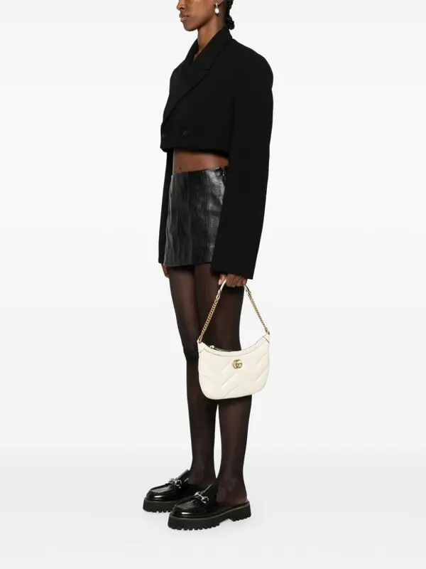 Gucci Gg Marmont Shoulder Bag - White